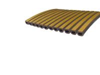 China Customizable D-type EPDM Foam Sponge Self-Adhesive Rubber Sealing Strip for Industrial for sale