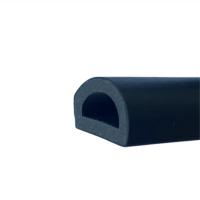 China Extruded Black Compact Sound Insulation Waterproof Door and Window Rubber Seal Strip for sale