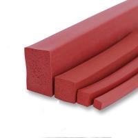China Custom Size Hot Style Self Adhesive Silicone Rubber Strip for Wood Metal Security Door for sale