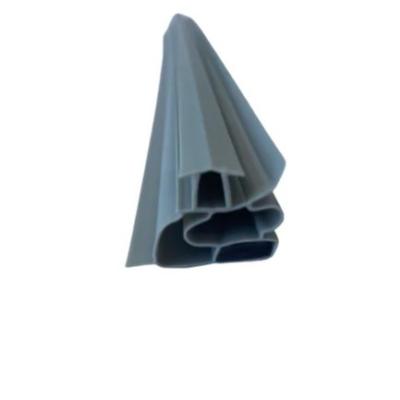China Extruded Plastic Gasket Strips for Cold Storage Fridge Doors Customized Size Accepted for sale