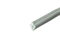 China Smooth Surface Silicone Rubber Foam Sponge Bumper Buffer Extrusion Profile Seal Strip for sale