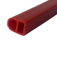 China Custom Shape Extruded Silicone Rubber Strip Seals According to Customer Requirements for sale