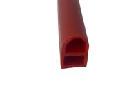 China Custom Shape Extruded Silicone Rubber Strip Seals According to Customer Requirements for sale