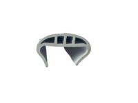 China Brown U Channel Shape Door Bottom EPDM Rubber Gasket Seal Strip for Door Sealing for sale