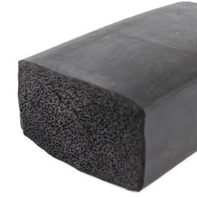 China Extrusion Flat Rectangular Sponge Foam Sealing EPDM 5mm Rubber Strip for After Market for sale