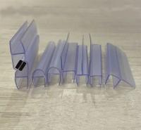 China Shower Room/Cabins Clear Plastic Shower Door Seal Strip with Anti-Abrasion Function for sale