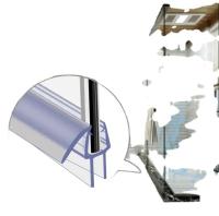 China Waterproof Clear Plastic PVC Glass Shower Door Seal Weather Strip Moulding Processing for sale