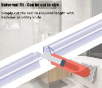 China Waterproof Clear Plastic PVC Glass Shower Door Seal Weather Strip Moulding Processing for sale