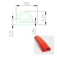 China Custom Designs Accepted Food Grade Silicone High Temperature Weatherstrip for Bakery Ovens for sale