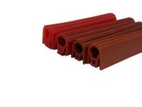 China Resistant Temperature Silicone Strip for Different Shape Pipe and Customer's Drawings for sale