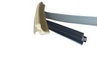 China Extruded Self-adhesive PU Foam Aluminum-clad Wood Door and Window Rubber Seal Strip for sale