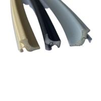 China 65±5 Hardness PU Foam Self-adhesive Aluminum-clad Wood Door and Window Rubber Seal Strip for sale