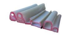 China Medical Food Grade Pipe Tube with Customized Colors Silicone Rubber Extrusion Profile for sale