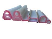China Medical Food Grade Pipe Tube with Customized Colors Silicone Rubber Extrusion Profile for sale