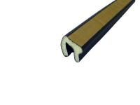 China Self-adhesive Aluminum-clad Wood Door and Window Rubber Seal Strip with 65±5 Hardness for sale