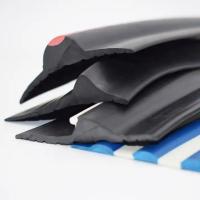 China Silicone Waterproof Garage Door Threshold Weather Seal Strip Flood Barrier Door Floor Bottom Rubber Seal for sale