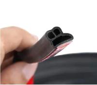 China Rubber U Shape Trim-Lock Plastic Vinyl Edge Trim Molding with Steel Belt Insert Perfect for sale