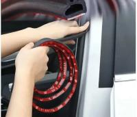 China Rubber U Shape Trim-Lock Plastic Vinyl Edge Trim Molding with Steel Belt Insert Perfect for sale