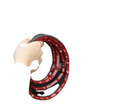 China Black Rubber U Shape Trim-Lock Plastic Vinyl Edge Trim Molding with Steel Belt Insert for sale