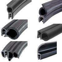 China Shore A 60 Hardness Silicone EPDM Rubber Seal Strip for Car Window Door Bottom Edge for sale