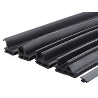 China Shore A 60 Hardness Silicone EPDM Rubber Seal Strip for Car Window Door Bottom Edge for sale