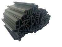 China 65±5 Hardness EPDM Black Auto Door Sealing Rubber Strip for Corrosion Resistance for sale