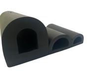 China 65±5 Hardness EPDM Black Auto Door Sealing Rubber Strip for Corrosion Resistance for sale