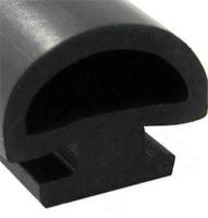 China Durable P Shape EPDM Foam 2 Meters Rubber Seal Silicon Strips for Car Hood and Window for sale