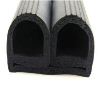 China Durable P Shape EPDM Foam 2 Meters Rubber Seal Silicon Strips for Car Hood and Window for sale
