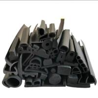 China 65±5 Hardness Custom Silicone Rubber Door Seal Strips for Dustproof Insectproof Soundproof for sale