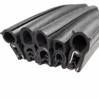 China 65±5 Hardness Foam EPDM Rubber Strip Seal for Bottom Edge of Customized Weather Glass for sale