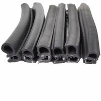 China 65±5 Hardness Foam EPDM Rubber Strip Seal for Bottom Edge of Customized Weather Glass for sale