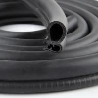 China Customizable Hardness 65±5 EPDM Rubber Seal Strip for Car Door Windshield T/H/U Shape for sale