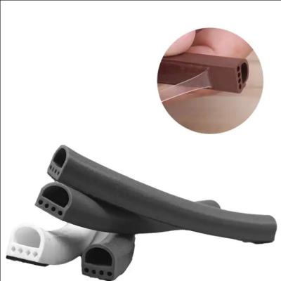 China Extruded E Type Silicone Seal Strip for Custom High Temperature Resistance Oven Door for sale