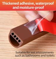 China Extruded E Type Silicone Seal Strip for Custom High Temperature Resistance Oven Door for sale