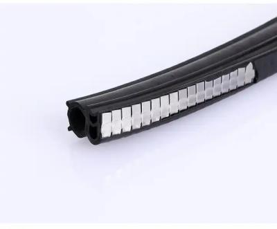 China Extruded Silicone Rubber Seal Strip for Car Door and Window Anti-static Protection for sale