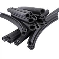 China Extruded Silicone Rubber Seal Strip for Car Door and Window Anti-static Protection for sale