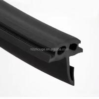 China EPDM Rubber Draught Seal Weather Strip for Shower Door Produced by Extrusion Technique for sale