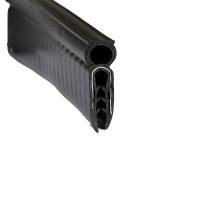 China Black EPDM Rubber Draught Seal Weather Strip For Shower Door Design for sale