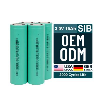 China 3V 15Ah 40140 Sodium Ion Battery 2000 Cycle Life Wide Temperature for Electric Vehicles for sale