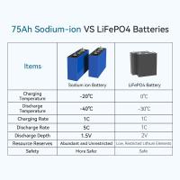 China Exliporc EV 3V 75Ah High Rate Sodium-Ion Battery Cell for Electric Forklift and Boat Applications for sale