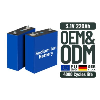 China Exliporc 220Ah 3.1V Prismatic Sodium Ion Battery 4000 Cycles Na Ion Cell for Energy Storage for sale