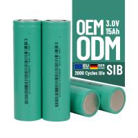 China Exliporc 40140 High Rate Sodium Ion Battery 15Ah 3V Na Battery Cell 2000 Cycles for E-Bike Scooter for sale