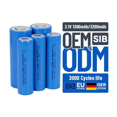 China Exliporc OEM ODM Sodium Battery 3.1V 1300mAh High Rate 4000 Cycles for Electric Scooter for sale