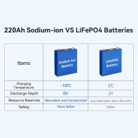 China Exliporc 220Ah 3.1V Sodium Ion Prismatic Battery Cell for OEM ODM Industrial Energy Storage for sale
