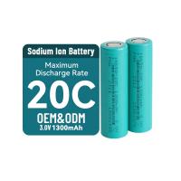China New Type 20C 18650 Na-Ion Battery 1300mAh 2600mAh High Rate Discharge 3000 Cycles for Car Audio Electric Motorcycle for sale