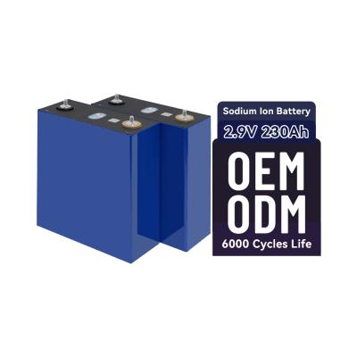 China 230Ah Sodium Ion Battery 4500 Cycle Life -20℃ to 55℃ Discharge for EV ESS Solar Storage for sale