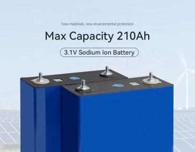 China High Capacity 210Ah 3.1V Sodium Ion Battery Prismatic Cell 4000 Cycles for Energy Storage for sale