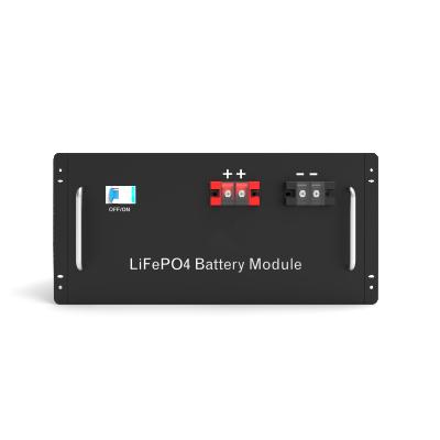 China Exliporc 24V 48V LiFePO4 Solar Battery Pack 100Ah 200Ah 6000 Cycle Life Off-Grid for sale