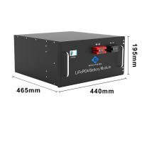 China Exliporc 24V 48V LiFePO4 Solar Battery Pack 100Ah 200Ah 6000 Cycle Life Off-Grid for sale